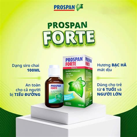 Siro Ho Prospan Forte Cho Người Lớn Thành Phần Thảo Dược Giảm Ho Tiêu