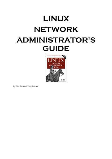 Linux Network Administrators Guide