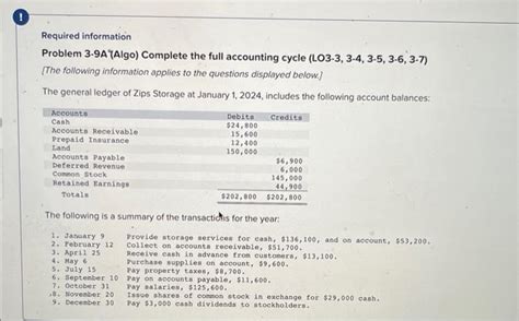 [solved] Required Information Problem 3 9a Algo Complete