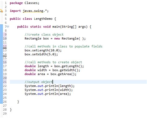 Building A User Defined Class Rectangle Computer Science
