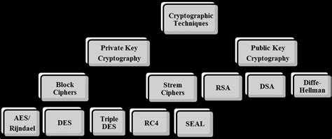 The Classification Of Major Encryption Techniques Is Shown In Download Scientific Diagram