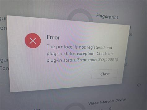 Keep Getting Error On Manager Rhikvision