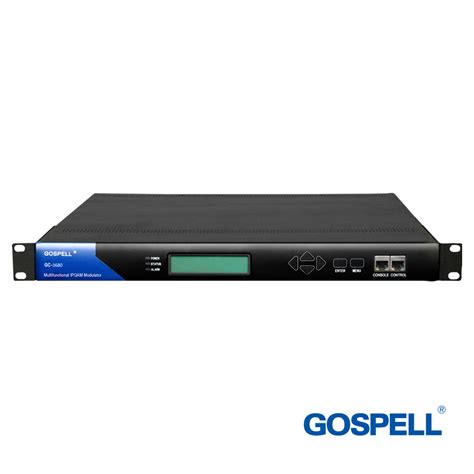 Multifunctional DVB C IP Qam Modulator Gq 3680q CATV Modulator And DVB C Modulator