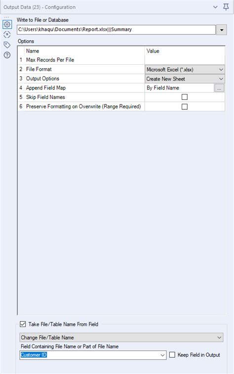 Solved Multiple Tabs Output Error Alteryx Community