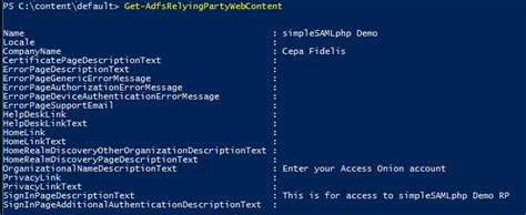 Customizing AD FS Relying Parties In Windows Server TP The Access Onion