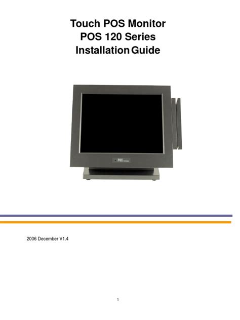 Pdf Pos120 Series Installation Guide V1 4 Dokumen Tips