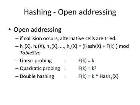 Hash In C Robbie Csci 2100 A Data