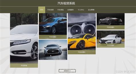 Springboot汽车租赁系统925t5（程序源码数据库调试部署开发环境） Csdn博客