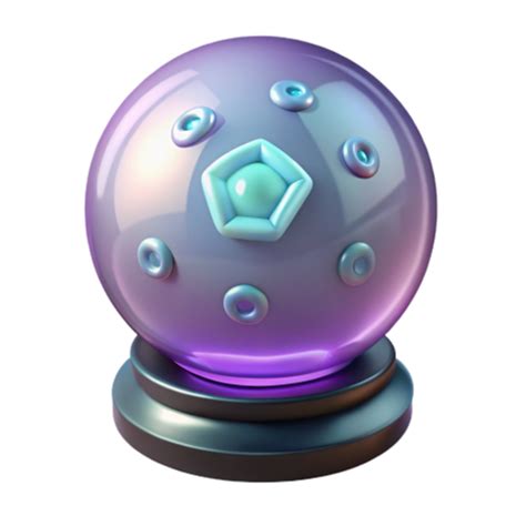 Beautiful Rustic Mystic Crystal Ball 3d Render Of Futuristic Orb 4k