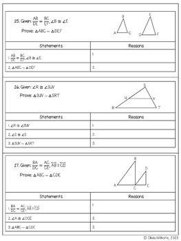 Similar Triangles Test Study Guide Editable By Olivia Rae TPT
