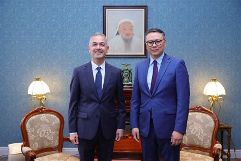 ТНБД ын албан үүргийг түр орлон гүйцэтгэгч Л Мөнхтүшиг Элчин сайд Зафер Атешийг хүлээн авч уулзав