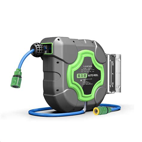 101520m 자동 텔레스코픽 호스 릴 4s 상점 세차 정원 관개 시스템 홀더 벽 마운트 고압 파이프 랙