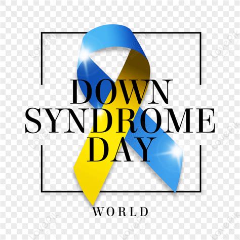 3d 리본 일러스트 월드 다운 증후군의 날 와이어 프레임디자인미래 Png 일러스트 무료 다운로드 Lovepik