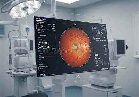 Advanced Retinal Imaging Technology In Modern Ophthalmology Clinic High Resolution Scan Display