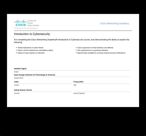 Kashish Rajput On Linkedin Ciscocybersecurity