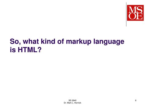 ppt the html markup language powerpoint presentation free download id 2220498