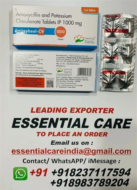 Amoxicillin Potassium Clavulanate Tablet At Rs 500 Stripe Amoxicillin Potassium Clavulanate