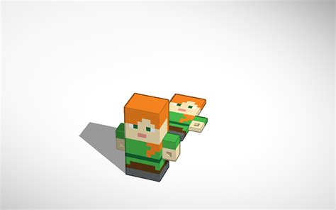 3d Design Minecraft Alex Tinkercad