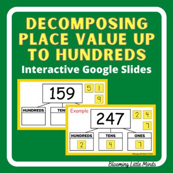 Decompose Place Value Up To Hundreds By Blooming Babe Minds TPT