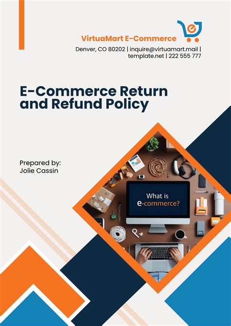 Free E Commerce Return And Refund Policy Template To Edit Online