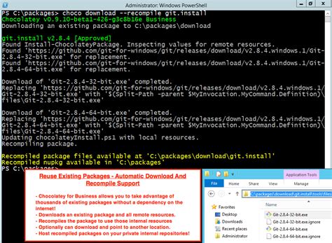 Chocolatey Software Docs Package Internalizer C4b