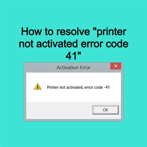 How To Resolve Printer Not Activated Error Code Get IT Solutions