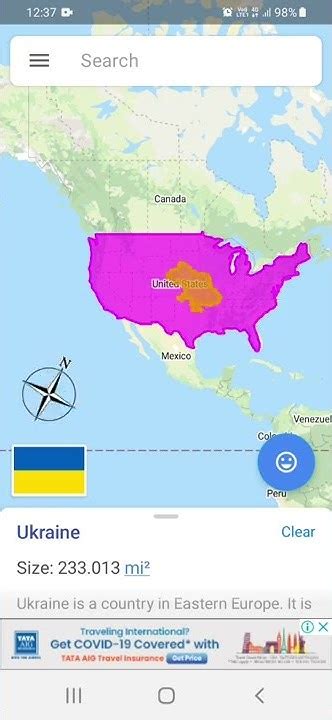 Real Size Of Countries Usa Vs Ukraine Size Comparison Youtube