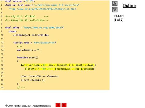 Chapter 13 Dynamic Html Object Model And Collections
