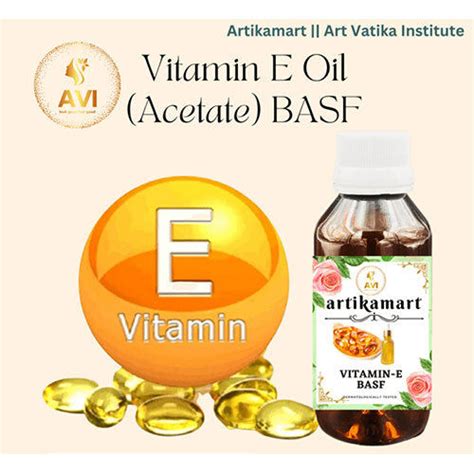 Vitamin E Oil Basf 98 Alpha Tocopherol Acetate At 2900 00 Inr In Faridabad Art Vatika Institute