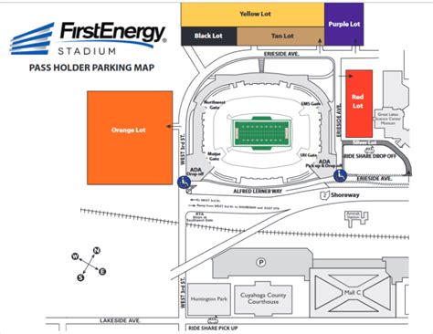 Firstenergy Stadium Parking Browns Stadium Parking Guide 2025 Seatgraph