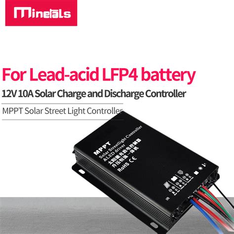 Mppt Controller 12v 10a Solar Charge Discharge Controller For Lithium
