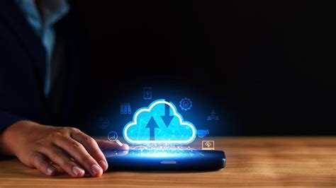 Premium Photo Businessman Using Cloud Technology Connect Business Data Cloud Computing Concept