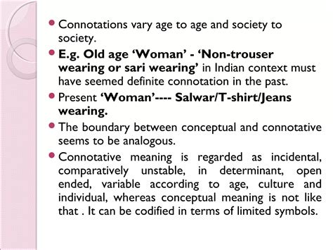 semantics seven types of meaning ppt