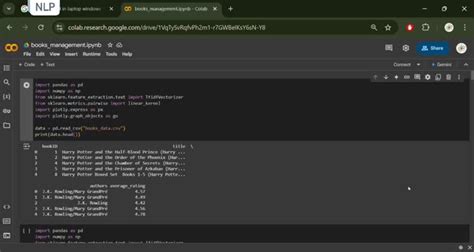 Machinelearning Datascience Python Bookrecommendations Ai Nlp