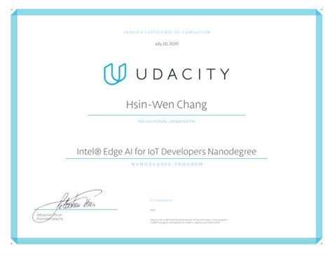 Today Is The Day I Graduate From The Intel Edge Ai For Iot Developers Nanodegree Program I