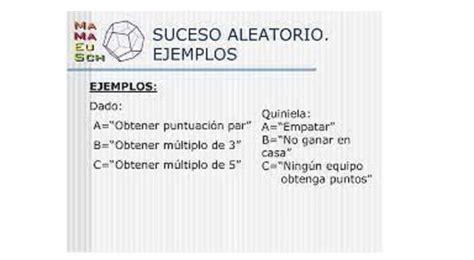 ¿qué Son Los Sucesos Aleatorios
