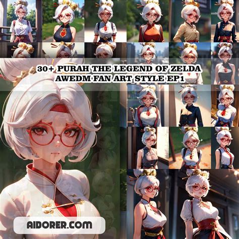 PURAH THE LEGEND OF ZELDA AWEDM FAN ART STYLE EP Aidorer Digital