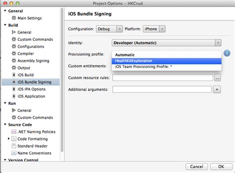 Exploring HealthKit With Xamarin Provisioning And Permissions Illustrated Walkthrough Knowing NET