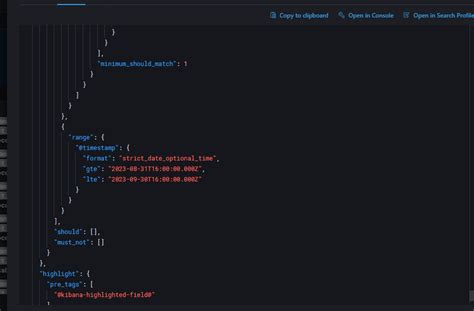 Elastic Dev Tool Has Different Total Hits Number Than Discover Query