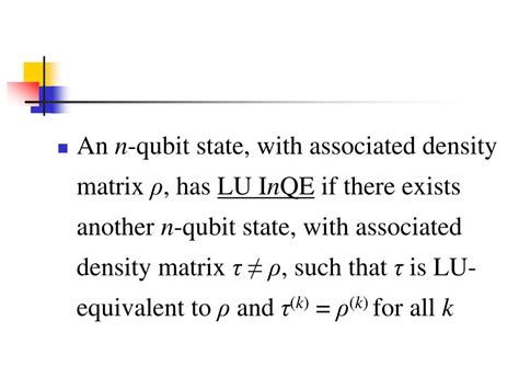 Ppt I N Qe Quantum Computation Quantum Information And Irreducible