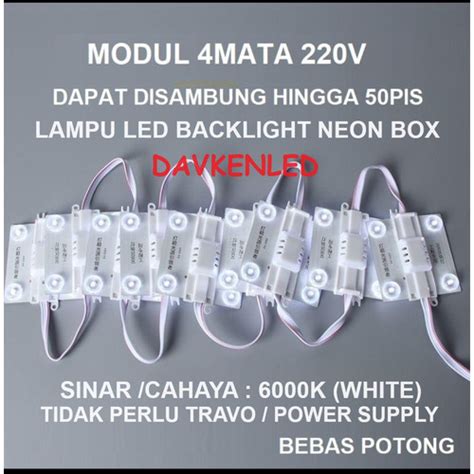 Jual Lampu Led Backlight 220v Lampu Led Modul Backlight Neon Box 220v Jakarta Barat