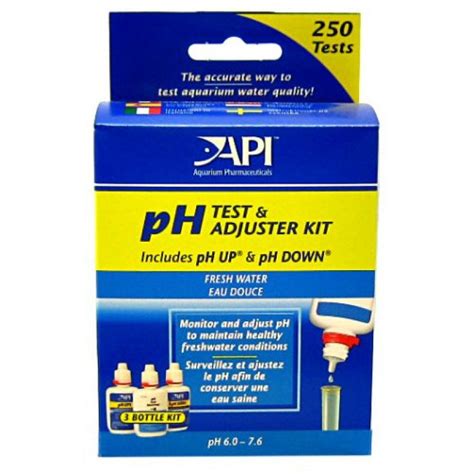 Api Ph And Adjuster Kit Water Test And Ph Up And Down Adjusting Solution