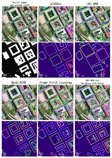 qualitative comparison these building instances are selected from