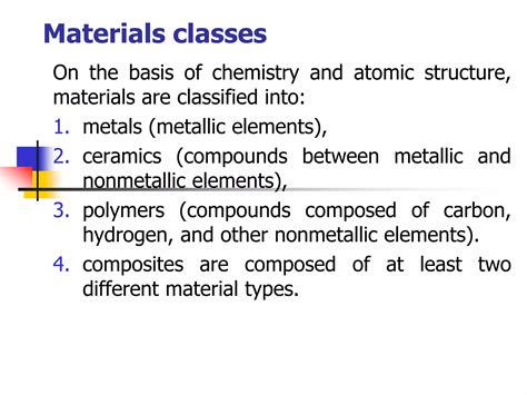 Structures Of Materials 2 Ppt
