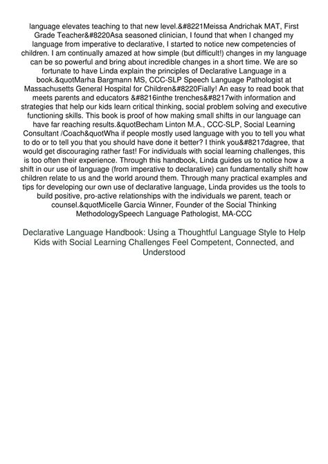 Ppt [read] Book Declarative Language Handbook Using A Thoughtful