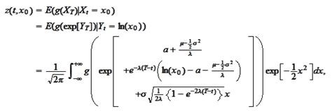Localization For Mean Reverting Equation