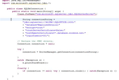 Sql Server Java And Mssql Sqljdbcdriver Stack Overflow
