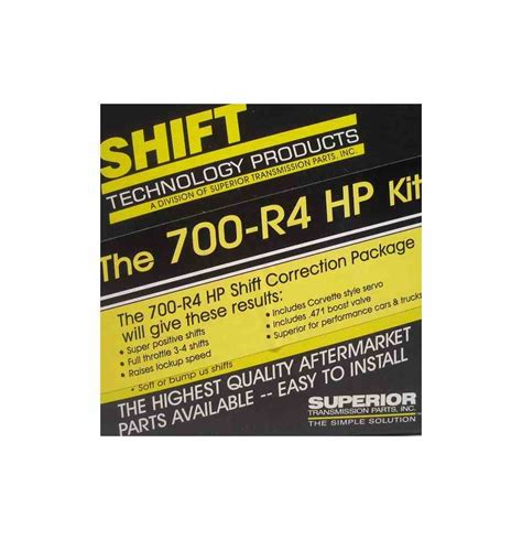 Superior Shift Kit Racing Th700 Th700 R4 — Sun Transmissions