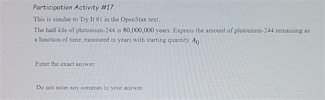 Solved Participation Activity 17 This Is Similar To Try It