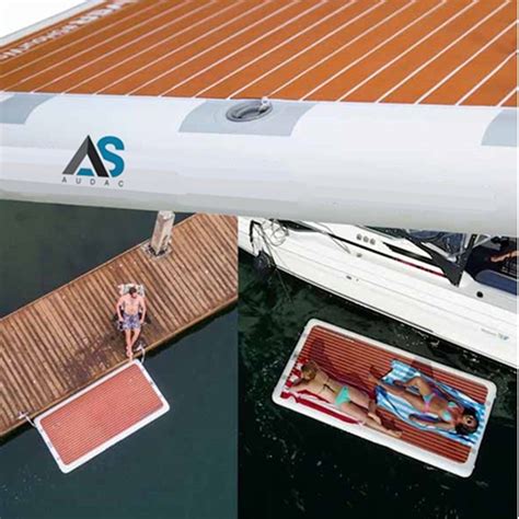 Aqua Floating Pontoon Dock Swim Platform Inflatable Floating Dock For Water Working China